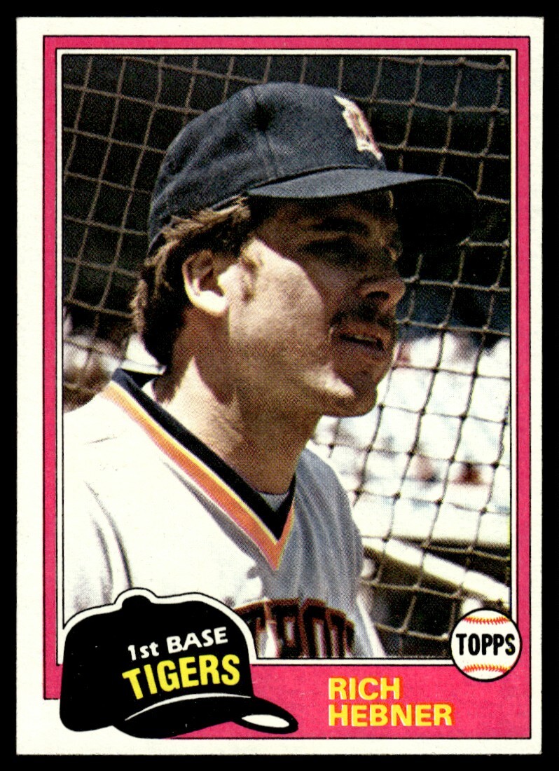 1981 Topps Rich Hebner Detroit Tigers #217 | eBay