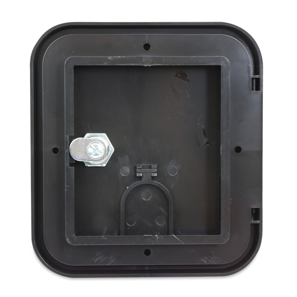 Black Square Electric Cable Hatch Back RV Camper Trailer Parts Home 3SB ...