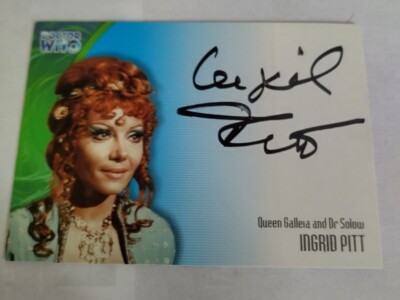 Ingrid Pitt AUTOGRAPH CARD Doctor Who | eBay UK