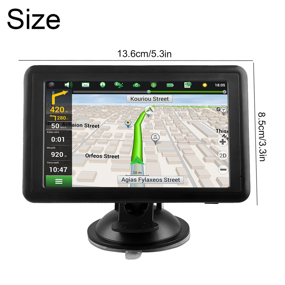 7" Truck Sat Nav HGV Lorry LGV 2024 UPDATED UK/Europe Maps POIs ...