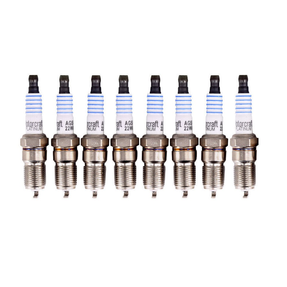 8Pcs SP479 Platinum Spark Plugs AGSF22WM For Ford Motorcraft 5.4L 6.8L ...