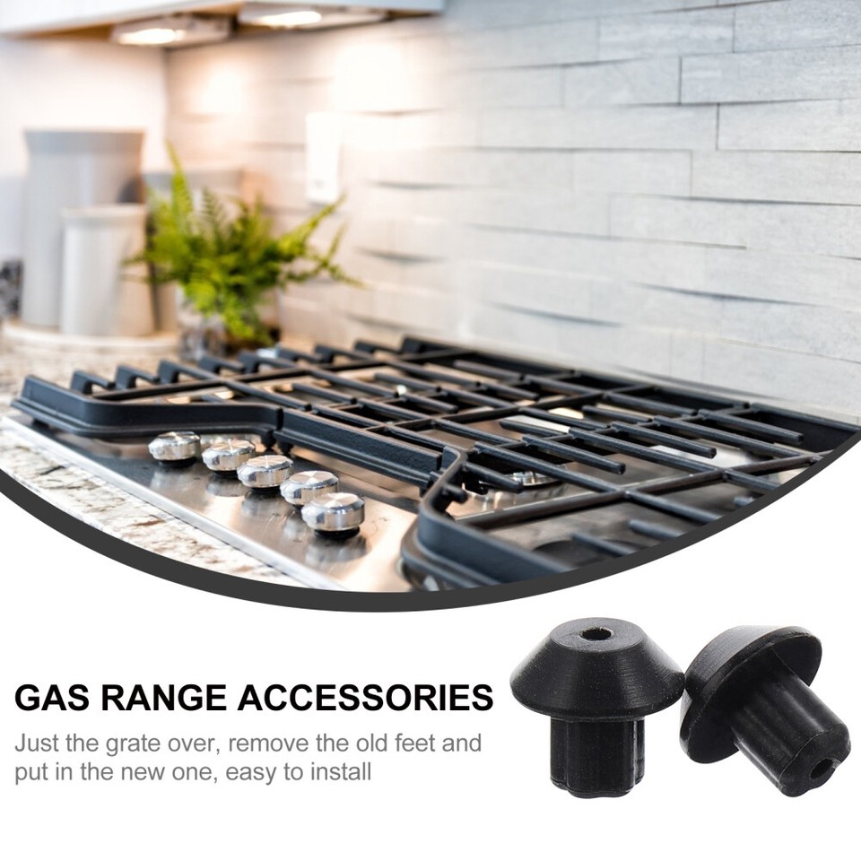 48 PCS Grate Foot for Range Gas Burner Feet Accessories Stoves | eBay