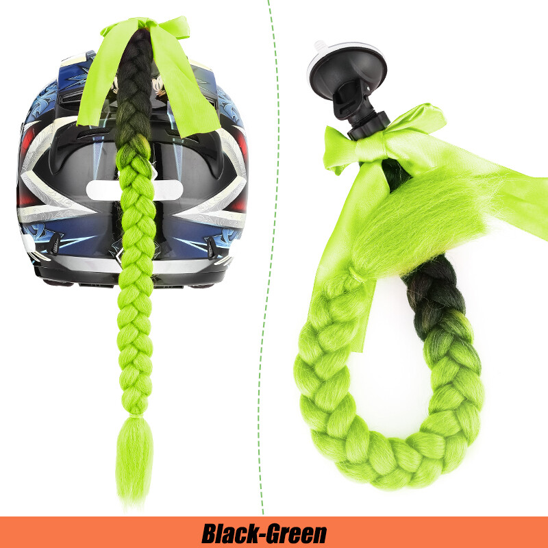 Motorcycles Bike Girl Ramp Helmet Braid Ponytail Hair Pigtail Braiding ...