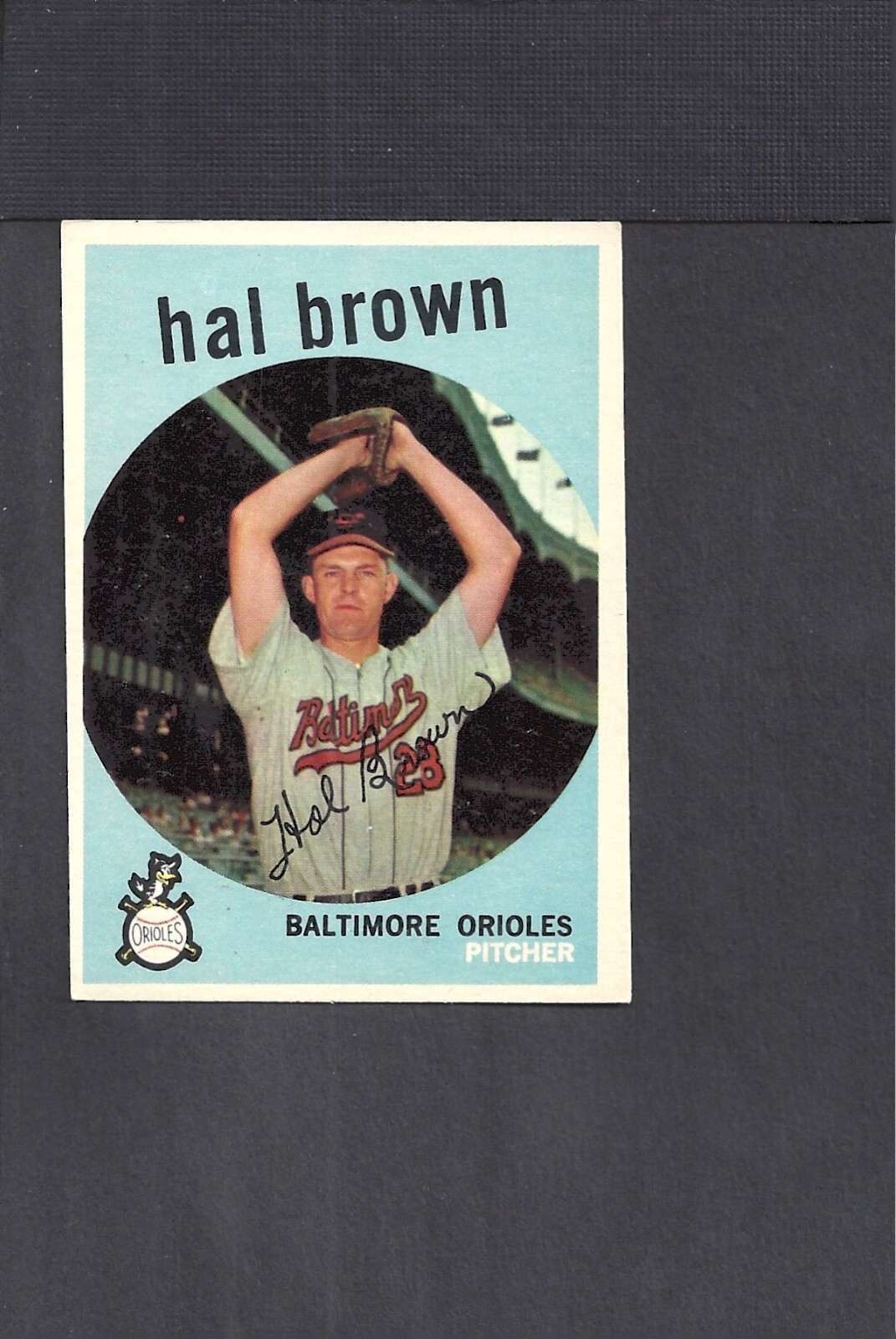 1959 TOPPS #487 HAL BROWN-4--ORIOLES--NO CREASES--EX++ | eBay