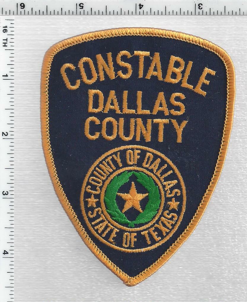 Dallas County Constable (Texas) 2nd Issue Shoulder Patch | eBay