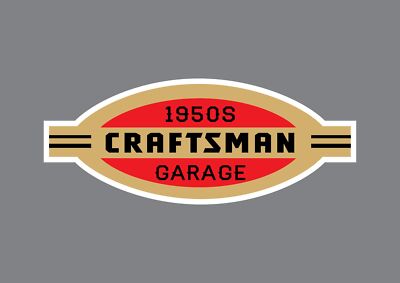 SET (4)X 1950S Vintage Craftsman Logo Decal Sticker Choose Size 3M | eBay