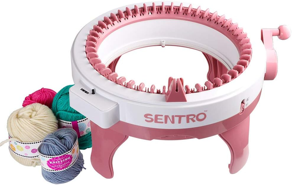 SENTRO 48 Needle Electric Knitting Machine with Row Counter & Crank ...