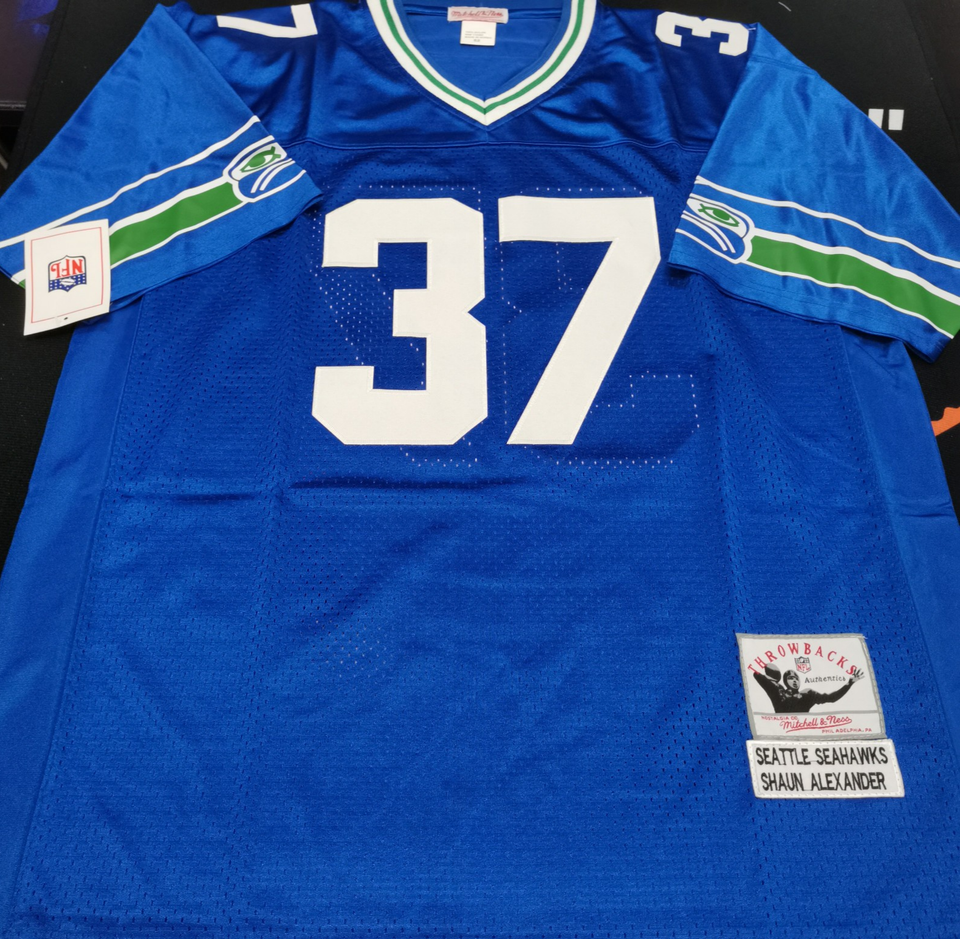 Vintage Shaun Alexander #37 Seahawks Throwback Stitched Jersey | eBay