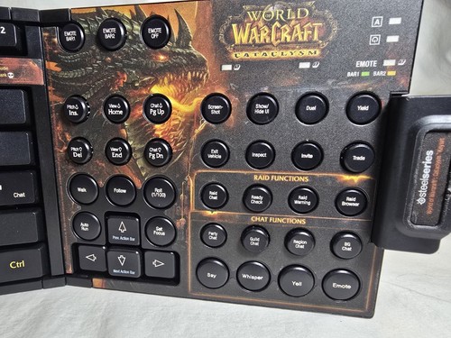 Ideazon Zboard World Of Warcraft Keyboard Keys Cover Cataclysm Folding ...