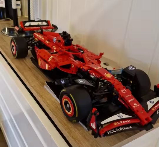NEW 2024 1361 Pcs Technical F1 1:8 Ferrari SF-24 Building Blocks F1 ...