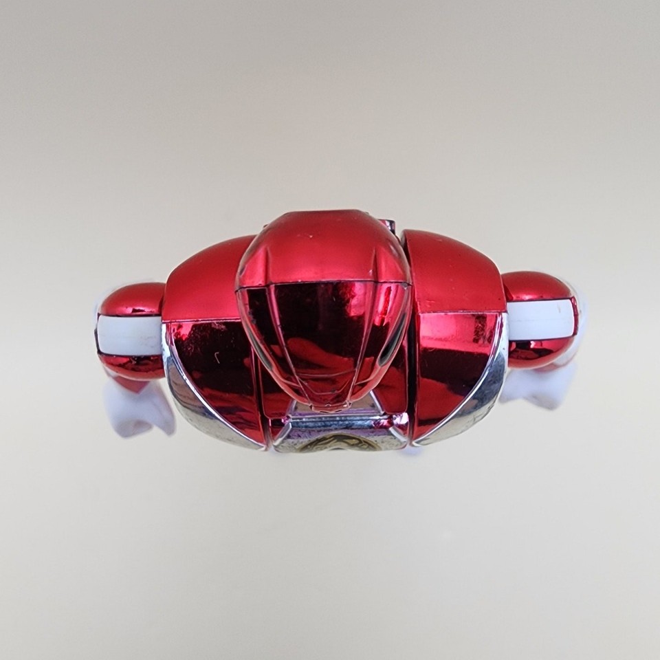 POWER RANGERS MMPR Movie (Vintage 1995) Metallic 5" RED RANGER Flip ...