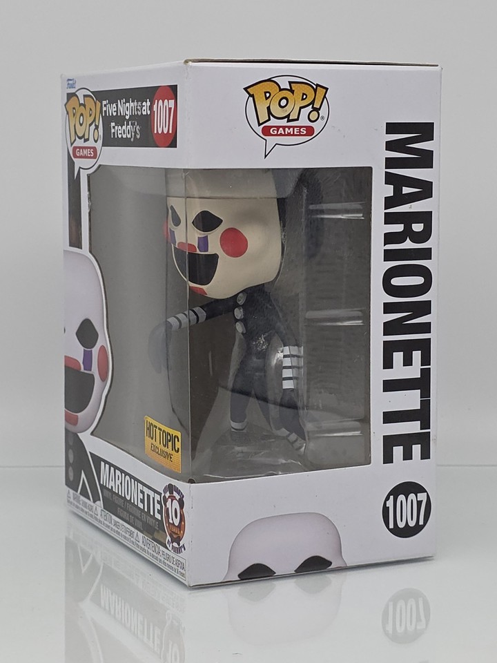 Funko Pop Games 1007 Marionette FNAF Five Nights At Freddy's Hot Topic ...