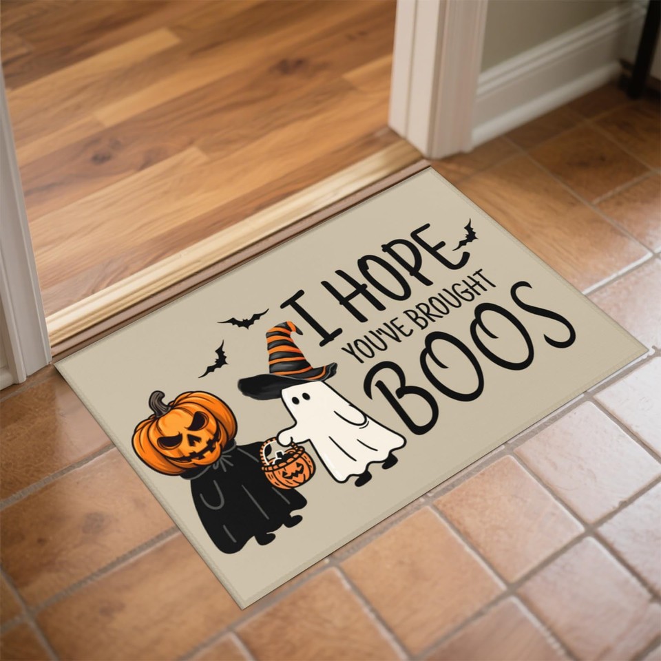 Halloween Door mat Gothic Welcome Mat for Halloween Decor Indoor ...