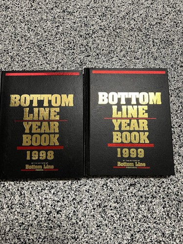 Lot of 2 Bottom Line Yearbook 1998- 1999 Boardroom Classics 2 Books ...