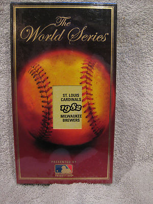 1982 World Series (VHS) St. Louis Cardinals vs. Milwaukee Brewers NEW ...