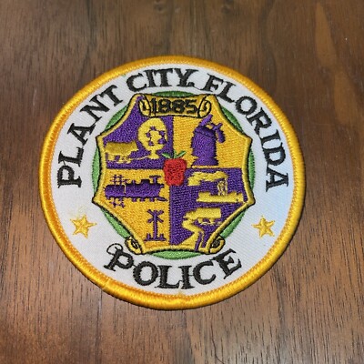 Plant City Florida Police Patch ~ New | eBay