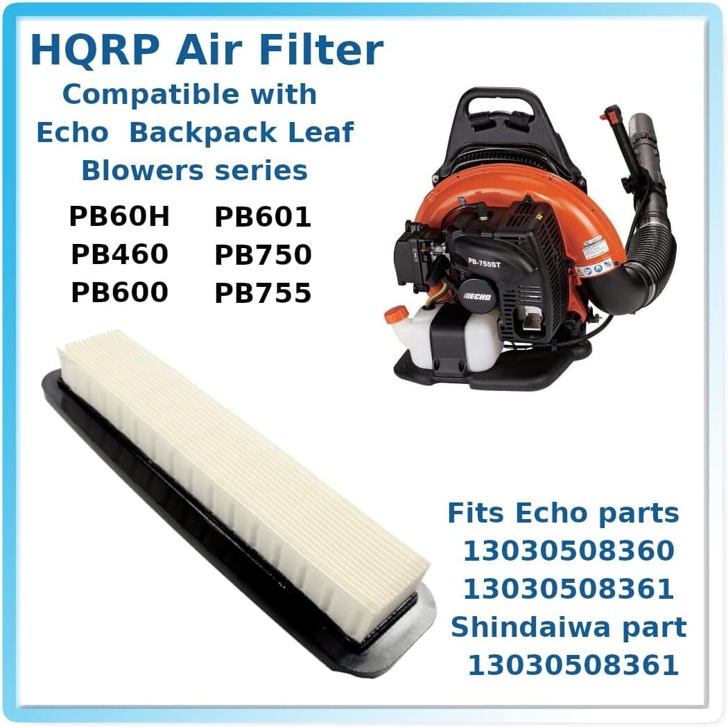 Air Filter for Echo PB Series Blowers, 13030508360 / 13030508361 ...
