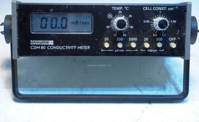 Radiometer CDM 80 Conductivity Meter w/Power Supply, VG condition. | eBay