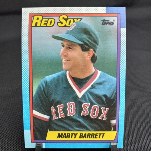 1990 Topps Baseball Card Marty Barrett Boston Red Sox #355 (1A265) | eBay