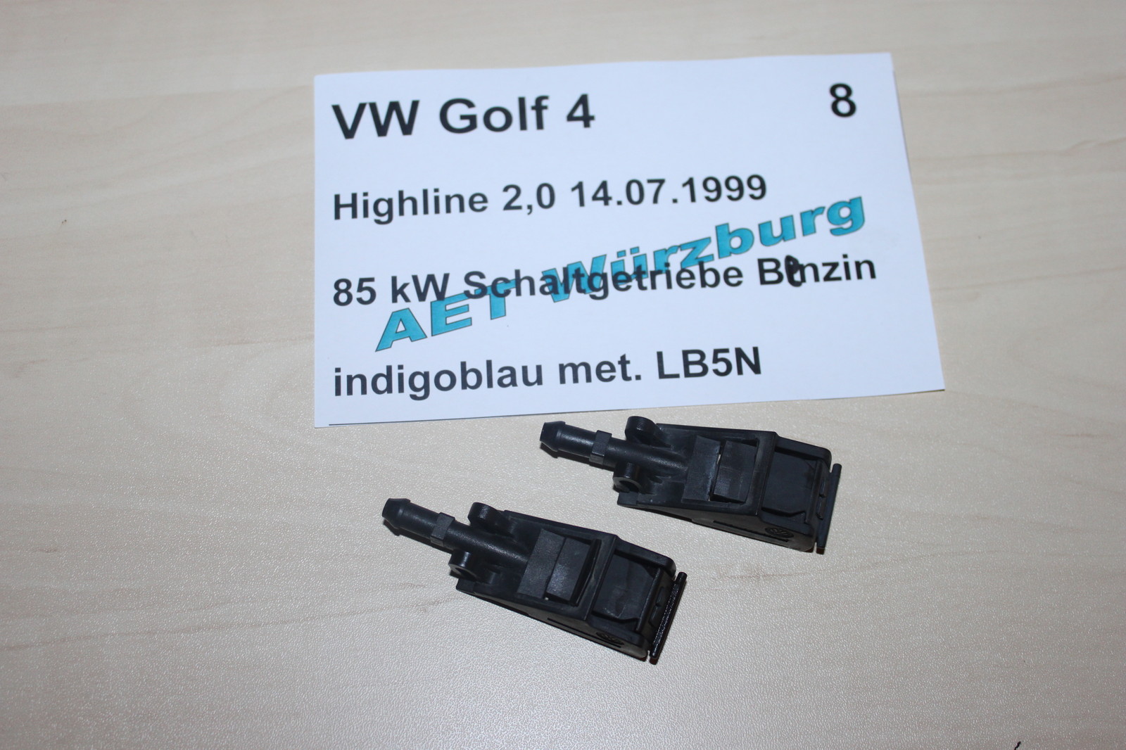 Waschdüsen Scheibenwischerdüsen 6E0955985 Spritzdüsen 2x * VW Golf 4 2 ...
