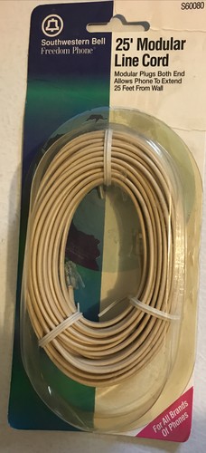 New in Package Southwestern Bell FREEDOM PHONE 25 Foot Modular Line ...