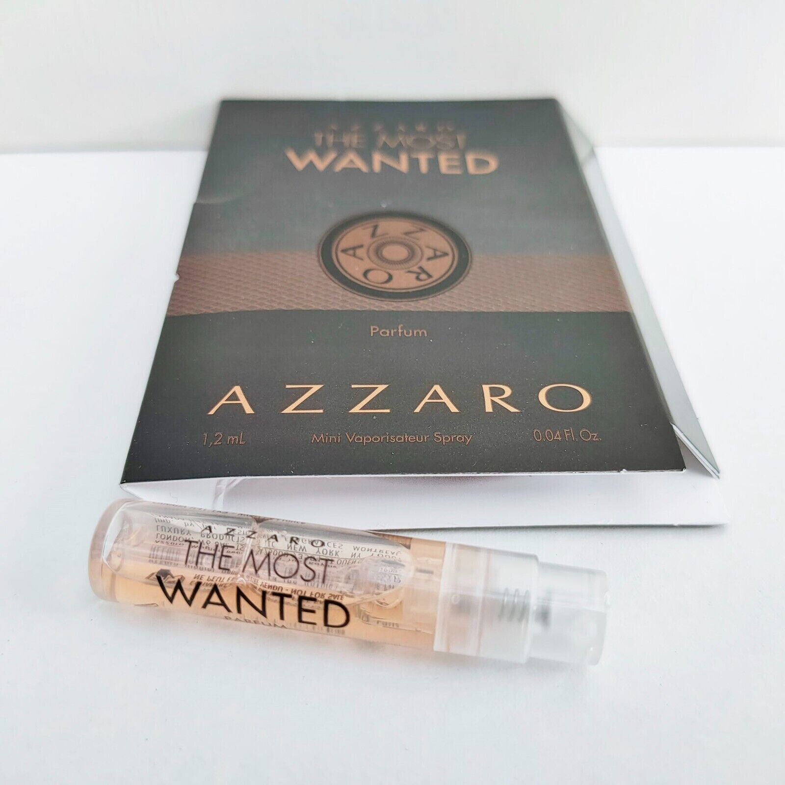 3x Azzaro The Most Wanted Men Eau De Parfum Samples 1.2ml/0.04oz Exprtn ...