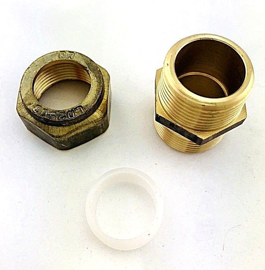 5 Pack AW AW1111 20MIx20C 20mm ¾" Brass Union Nylon Olive Compression ...