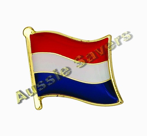 NETHERLANDS FLAG ENAMEL PIN BADGE BNIP | eBay