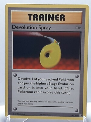Devolution Spray 76/108 Pokemon XY Evolutions New Fresh Trainer ...