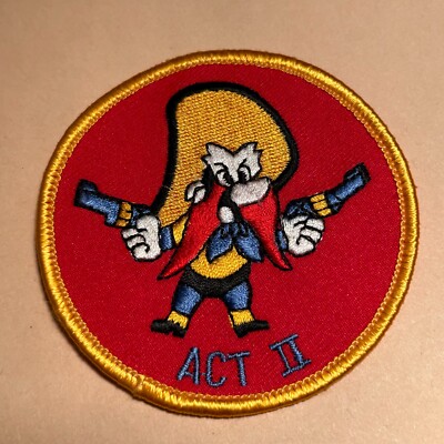 Yosemite Sam Act II patch (red, yellow and blue) | eBay