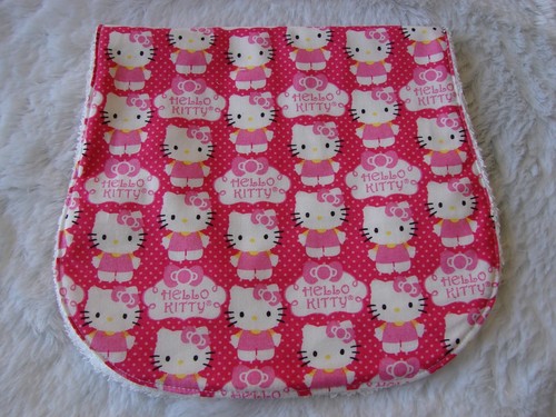 Hello Kitty Pink Burp Cloth Handmade | eBay Australia