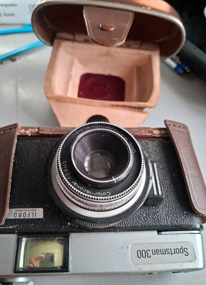 Ilford Sportsman Camera 35mm With Original Carry Case | eBay UK