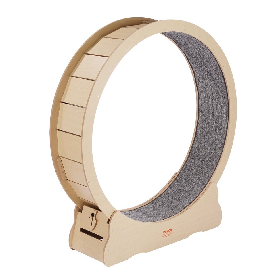 New Wooden Cat Exercise Wheel 52" Large Cat Treadmill Wheel for Indoor ...