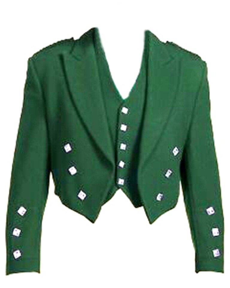 Prince Charlie Jacket With Waistcoat handmade for kilts and casual any ...