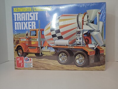 AMT Kenworth/Challenge Transit Cement Mixer 1:25 Scale Model Kit ...