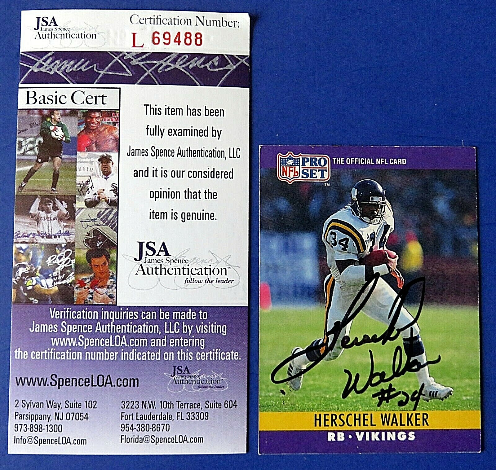 Herschel Walker | Autographed Football Memorabilia & NCAA Merchandise