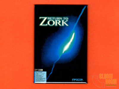 Return to Zork box art 2x3" fridge/locker magnet Infocom interactive ...