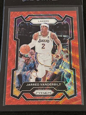 2023-24 Panini Prizm Basketball Jarred Vanderbilt Ruby Wave Prizm #202 ...