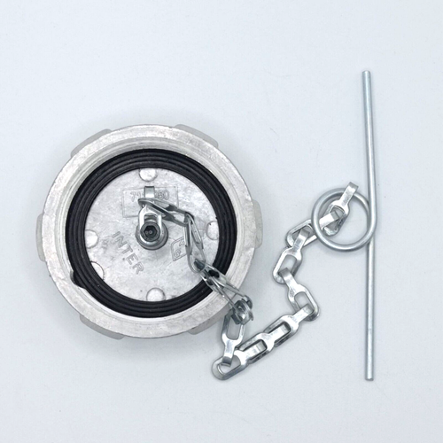 2 1/5" Fuel Cap Assy Alum Non Locking & Chain for International Ford ...