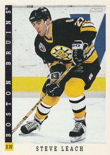 #88 Steve Leach - Boston Bruins - 1993-94 Score Canadian Hockey | eBay