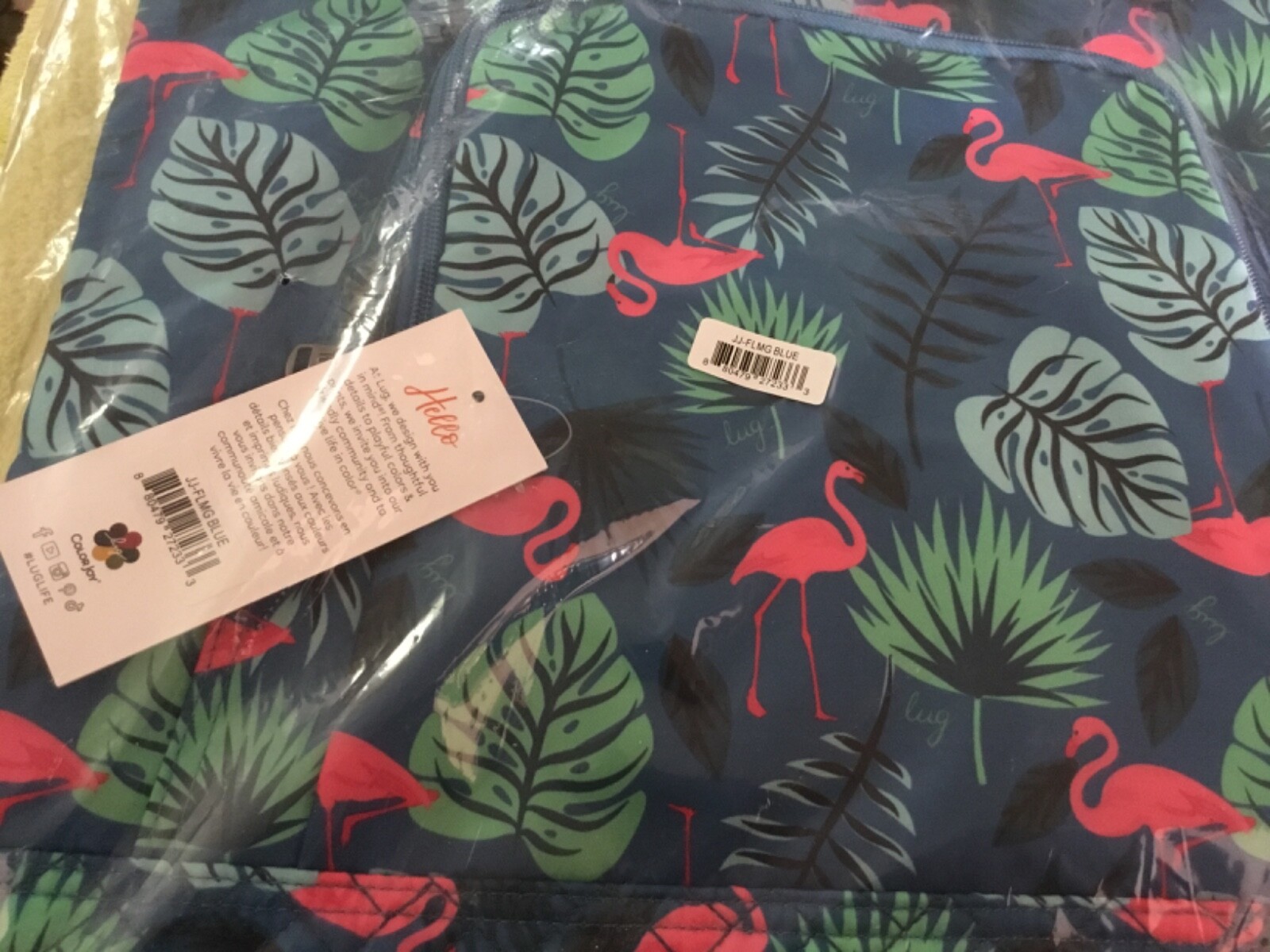 LUG JUMPING JACK DRAWSTRING BACKPACK FLAMINGO BLUE New in package | eBay