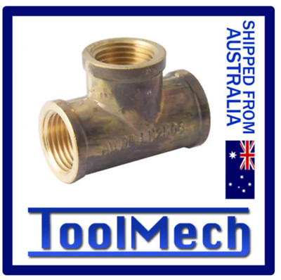 1 PC FEMALE 1/4" BSP T TEE PIECE AIR FITTING HOSE COMPRESSOR NITTO FREE ...