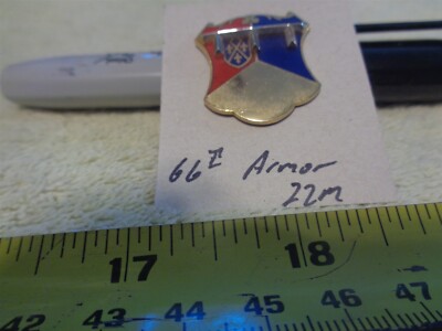 66th Armor 22M Unit Crest, DI, DUI (DRAW#J16) | eBay