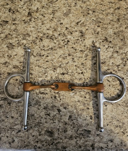 Coronet Full Check Snaffle Bit Horse 5 1/4 Copper Slow Twist Dr Bristol | eBay