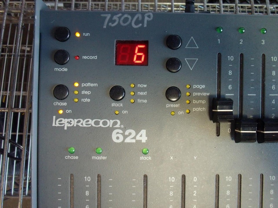 Leprecon 624 LP-624 Microplex 24-Channel DMX Analog Lighting Controller ...