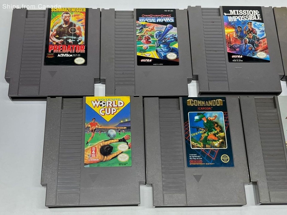 Lot of 7 Nintendo Entertainment System NES Games | eBay