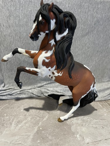 Custom New Breyer CM Cossaco Horse Mold Rearing Pinto | eBay
