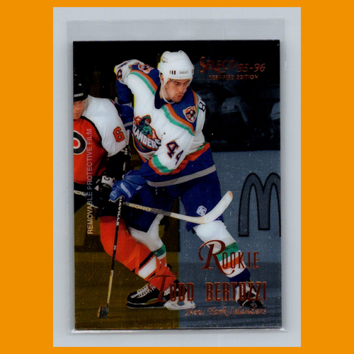 Todd Bertuzzi Rookie #123 1995 Select Certified New York Islanders ...
