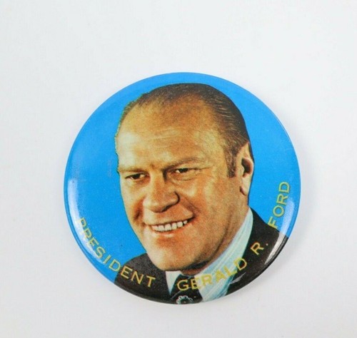 Vintage HTF President Gerald R. Ford Campaign Pinback Pin Political ...