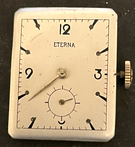 Vintage Eterna Men's Watch Movement Running Ticks 17j Swiss | eBay